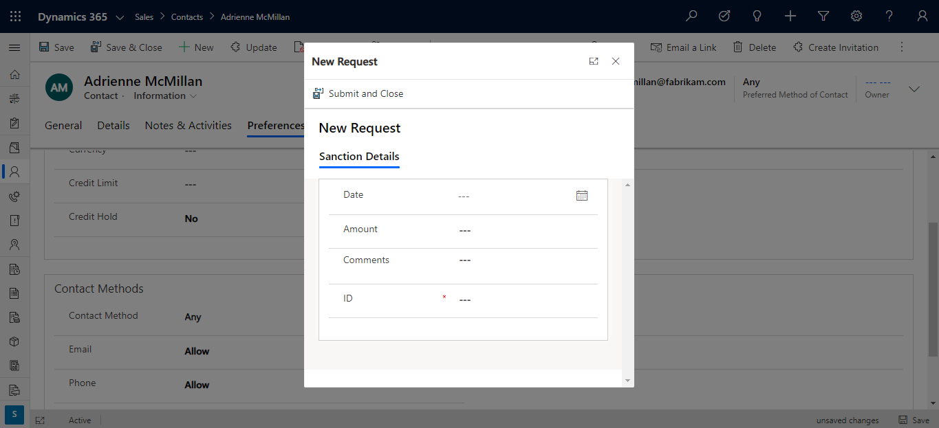 Replacing Dialog in Model Driven Apps Part-1: Using Main Form Modal – nijos.dev