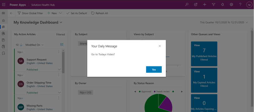 Call JavaScript Methods Globally Over Dashboards, Home Grids, and Record Forms. – nijos.dev