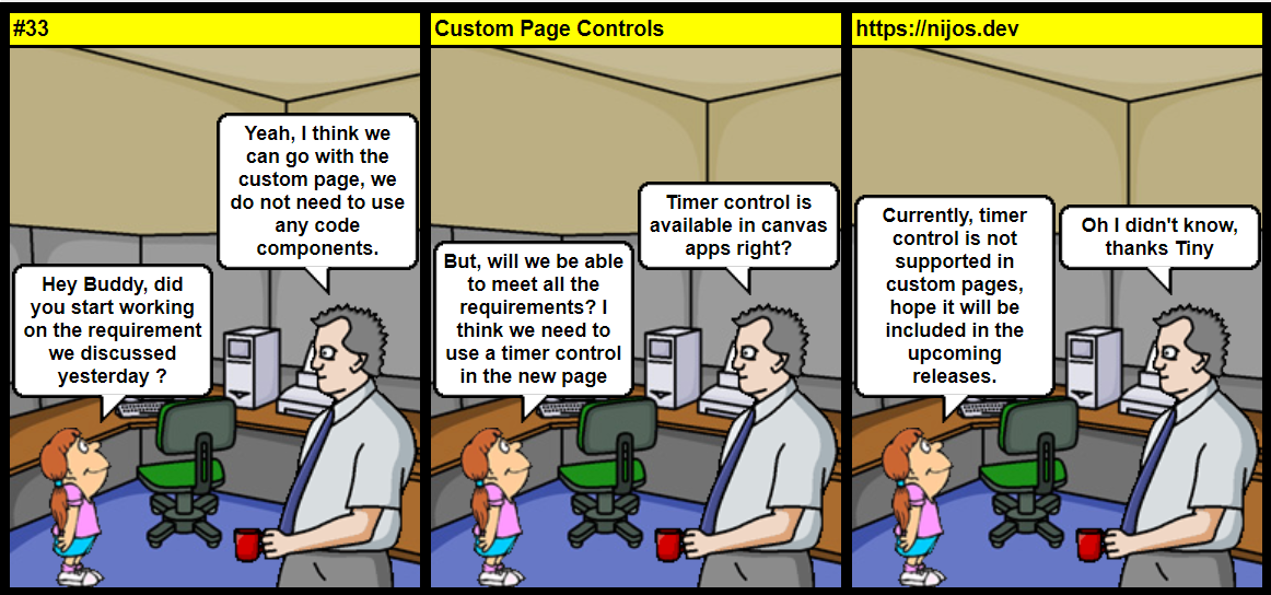 I Wish I Would Have Known #33: Custom Pages and Canvas Controls. – nijos.dev